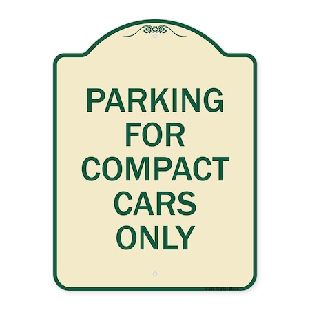 Signmission Parking for Compact Cars Only Heavy-Gauge Aluminum ...