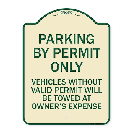 Signmission Parking by Permit Vehicles w/o Valid Permit Towed Owners ...
