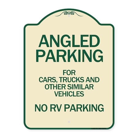 Signmission Angled Parking for Cars Trucks & Similar Vehicles No RV ...