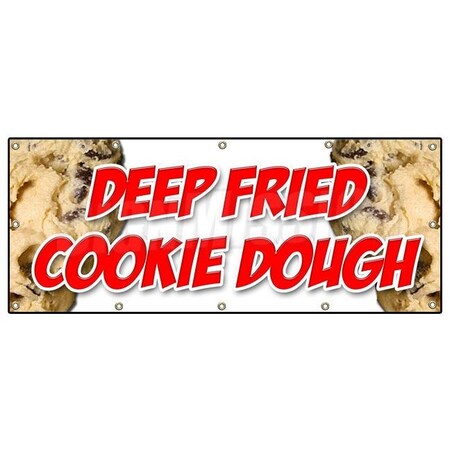 Signmission DEEP FRIED COOKIE DOUGH BANNER SIGN warm fresh homemade ...