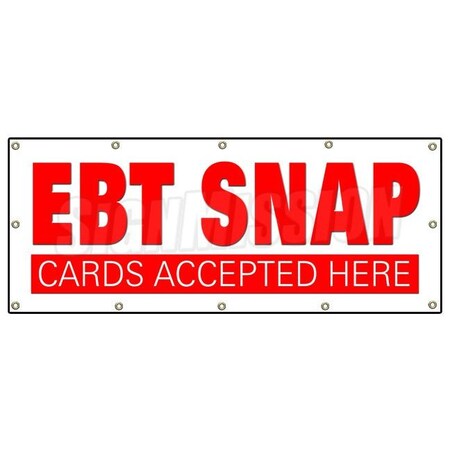 Signmission EBT SNAP CARDS BANNER SIGN electronic benefits transfer ...