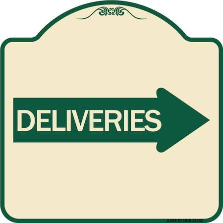 Signmission Deliveries With Right Arrow Heavy-Gauge Aluminum ...