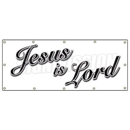 Signmission JESUS IS LORD BANNER SIGN church christian signs Christ B ...