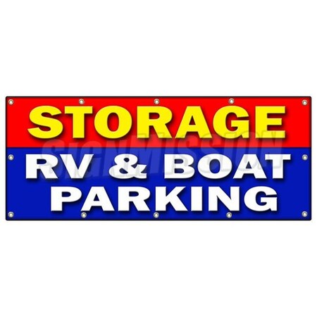 Signmission STORAGE RV & BOAT PARKING BANNER SIGN short long term ...