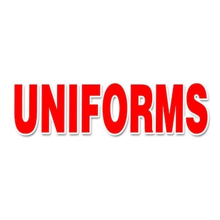 Signmission UNIFORMS BANNER SIGN workplace organization corporate ...