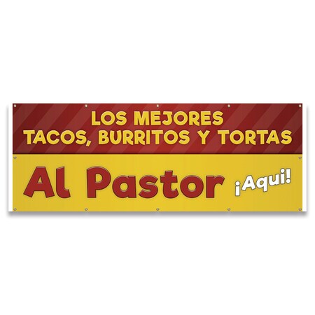 Signmission Los Mejores Al Pastor Tacos Burritos Tortas Banner ...