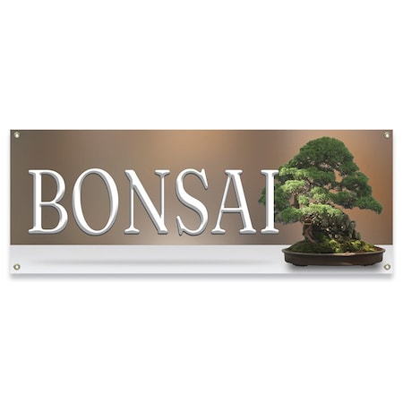 Signmission Bonsai Banner Concession Stand Food Truck Single Sided B ...