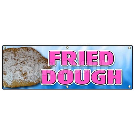 Signmission FRIED DOUGH BANNER SIGN carnival elephant ear deep batter ...