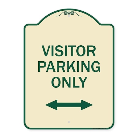 Signmission Visitor Parking Visitor Parking Heavy-Gauge Aluminum ...