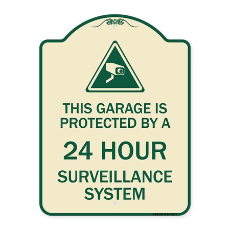 Signmission This Garage Is Protected by 24 Hour Surveillance System ...