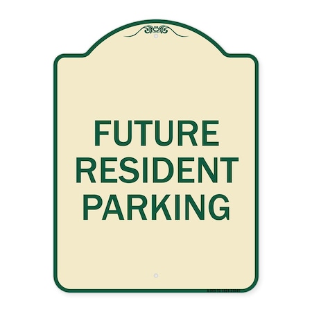 Signmission Reserved Parking Future Resident Parking Heavy-Gauge ...