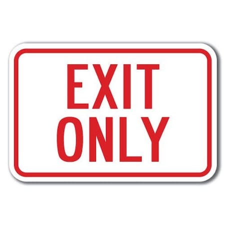 Signmission Exit Sign 12inx18in Heavy Gauge Aluminum Signs, 12" H, 18 ...