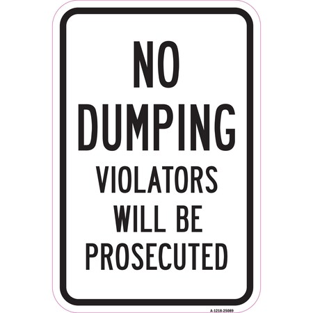 Signmission Safety Sign, 12 in Height, Aluminum, 18 in Length, 25089 A ...