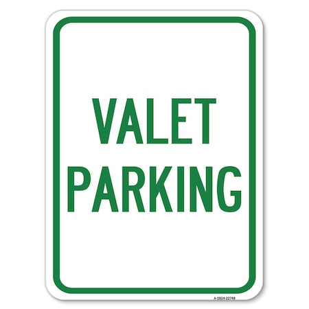 Signmission Valet Parking Heavy-Gauge Aluminum Rust Proof Parking Sign ...