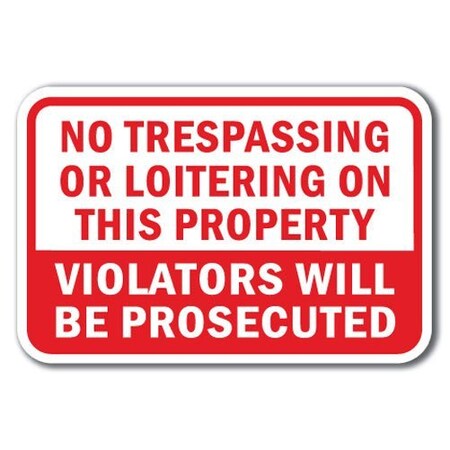 Signmission Safety Sign, 12 in Height, Aluminum, No Tres - No Tres Or ...