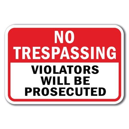 Signmission Safety Sign, 12 in Height, Aluminum, No Tres - No Tres ...