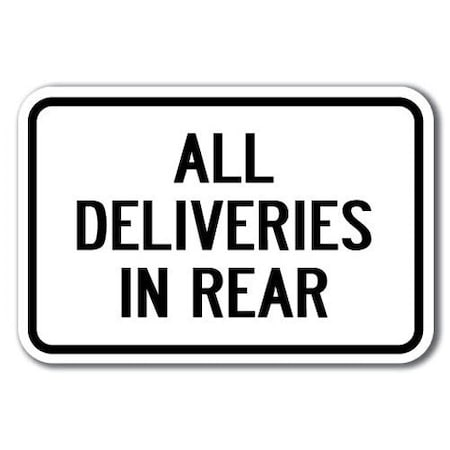 Signmission Safety Sign, 12 in Height, Aluminum, 18 in Length, Delivery ...