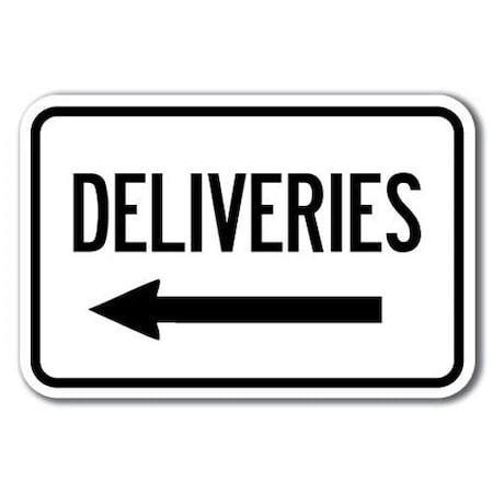 Signmission Safety Sign, 12 in Height, Aluminum, 18 in Length, Delivery ...