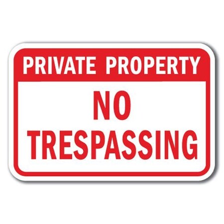 Signmission Safety Sign, 12 in Height, Aluminum, Private Prop - P P N ...
