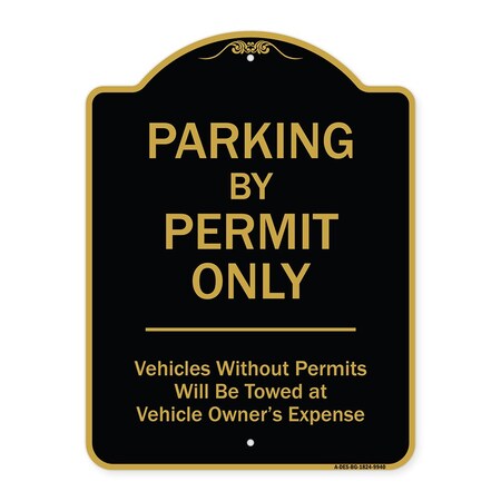 Signmission Designer Series-Parking By Permit Vehicles Without Permits ...