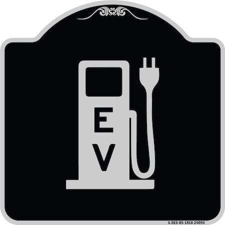 Signmission Ev Electric Vehicle Charging Station Heavy-Gauge Aluminum ...