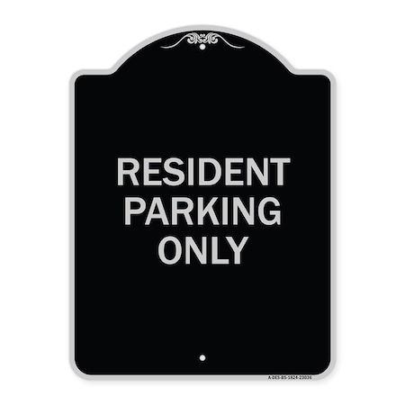 Signmission Reserved Parking Resident Parking Heavy-Gauge Aluminum ...