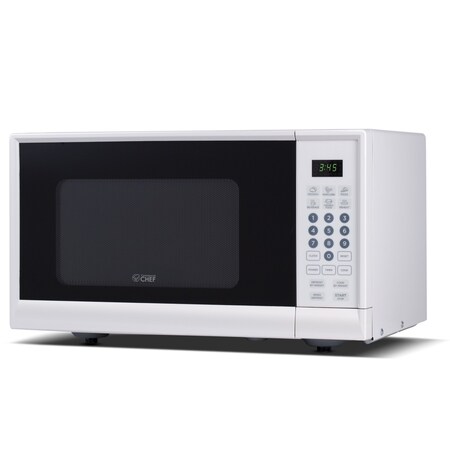 Commercial Chef 900 Watt Counter Top Microwave Oven, 0.9 Cubic Feet ...