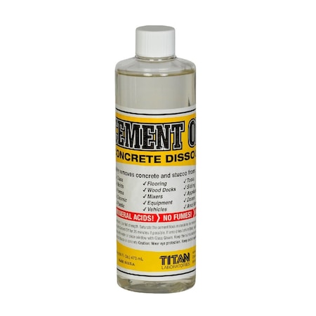 Titan Laboratories Titan Cement Off Solvent Pint 62012 | Zoro