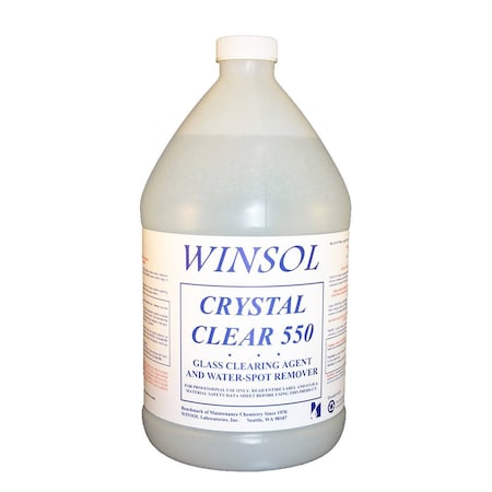 Winsol Crystal Clear 550 Glass Restorer Gallon cc550 | Zoro