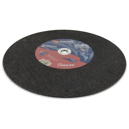 Weiler Type 1, 14 in Dia, 1/8 in Thick, Aluminum Oxide, 30 Grit 57035 ...