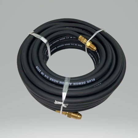 Blue Demon ARGON GAS WELDING HOSE, 1/4 IN X 50 FT, W/INERT GAS FITTING ...