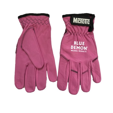 Blue Demon Micro-TIG welding glove, light duty, size S, PINK BDWG ...