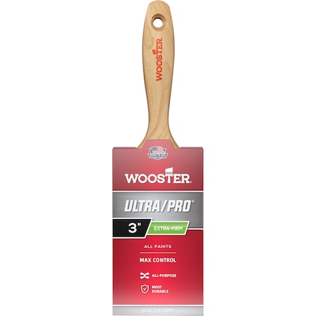 Wooster 3" Varnish Extra Firm, Nylon Bristle, Paint Brush, Wood Handle ...