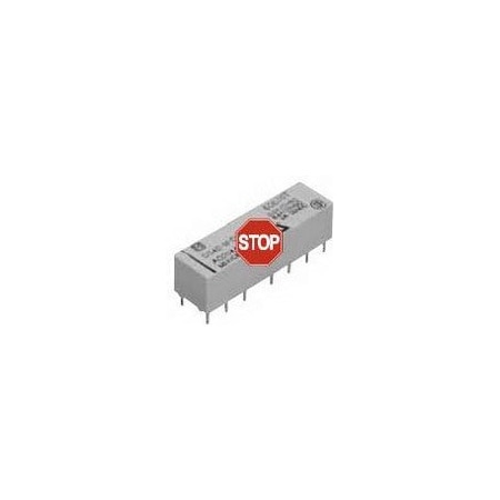 Aromat Power/Signal Relay, 4Pdt, Latched, 0.03A (Coil), 6Vdc (Coil ...