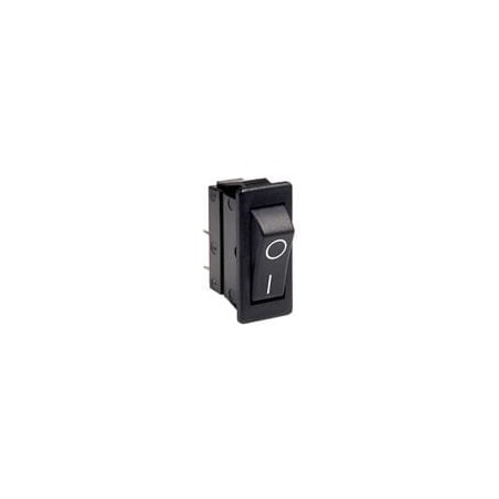 Arcoelectric Rocker Switch, Spdt, On-Off-On, 10A, 24Vdc, Quick Connect ...