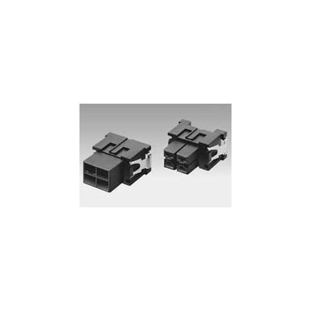 Molex Rectangular Power Connector, 4 Contact(S), Female, Crimp Terminal ...