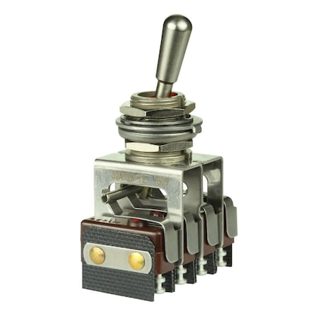 Honeywell Toggle Switch, Dpdt, Momentary, 0.5A, 125Vdc, Screw Terminal ...