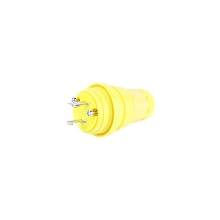 Woodhead Watertight Locking Plug, NEMA L1-15, 15 A, 125V AC, 2 Pole ...
