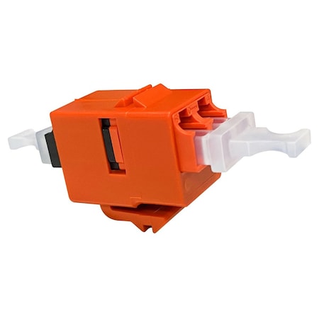 Commscope Fiber Optic Connectors Duplx Lc Adapt, Hybrid, Sl, Orn ...