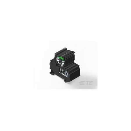 Te Connectivity 4 Mm 2 Wire 1 In 1 Out Spring Clamp Terminal Block ...