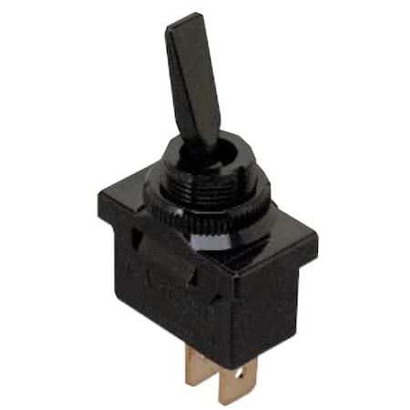 Gc Electronics Switch Toggle On Off SPST Paddle 10A Black 35-180 | Zoro
