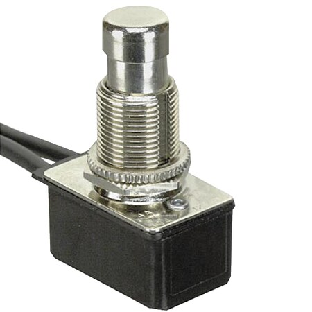 Gc Electronics Switch Push Button On Off Spst Plunger 10A 125Vac 35 ...