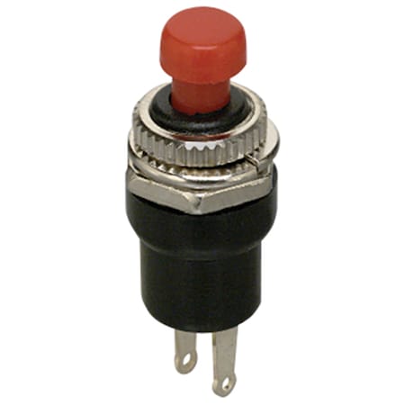 Gc Electronics Switch Push Button Off (On) SPST Round Plunger 1A 35-410 ...