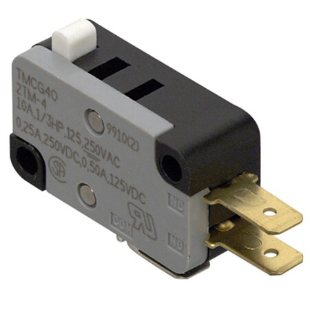 Gc Electronics Switch Snap Action Pin Plunger 10A Quick Connect 35-823 ...