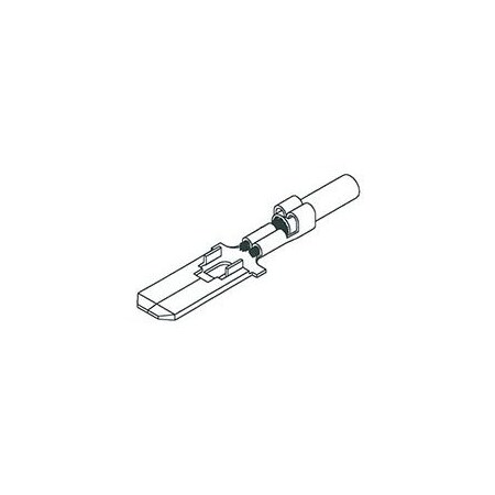 Molex Terminals .250 Slip On Tab Awg Lip On Tab Awg 18-14 357251800 | Zoro