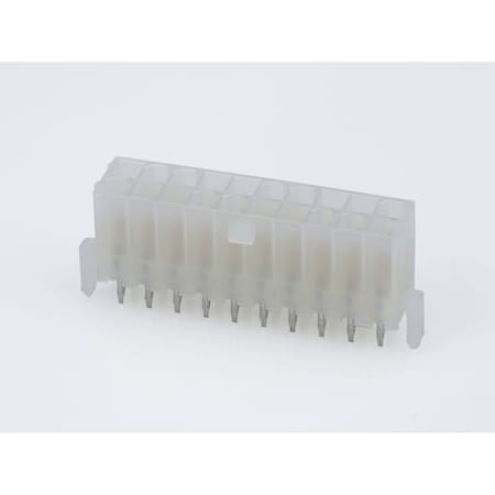 Molex Rectangular Power Connector, 20 Contact(S), Male, Solder Terminal ...