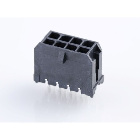 Molex Rectangular Power Connector, 8 Contact(S), Male, Solder Terminal ...