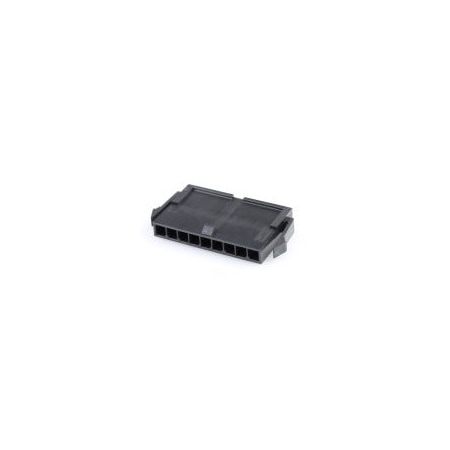 Molex Microfit 3.0 Inline Plug Panel Mnt 9 Ckt 436400900 | Zoro