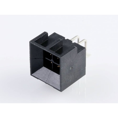 Molex Rectangular Power Connector, 4 Contact(S), Male, Solder Terminal ...