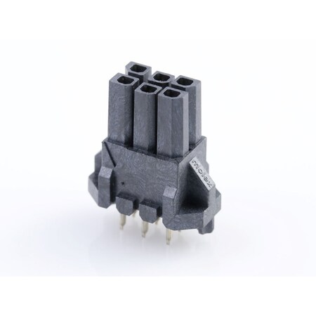 Molex Rectangular Power Connector, 6 Contact(S), Female, Solder ...